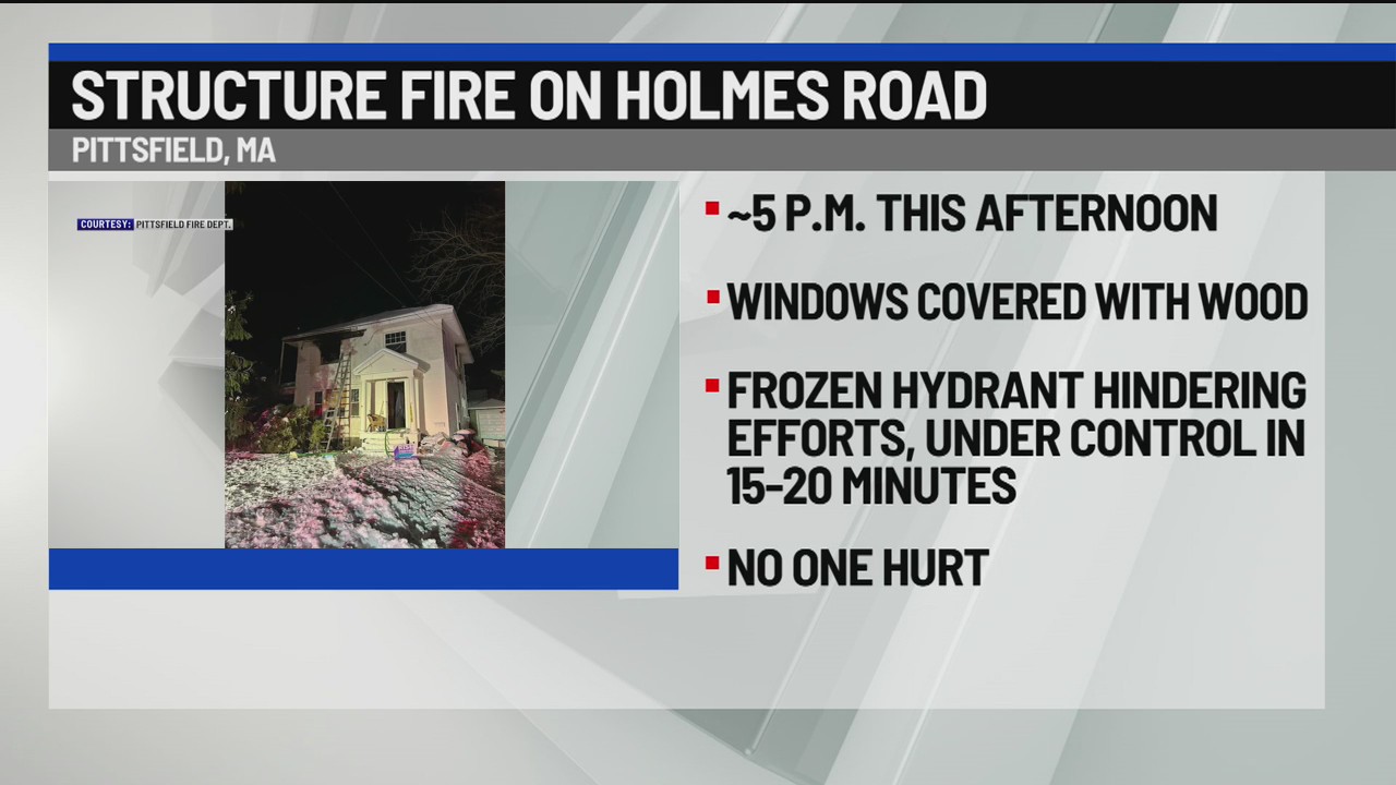 Pittsfield FD extinguishes Holmes Road fire