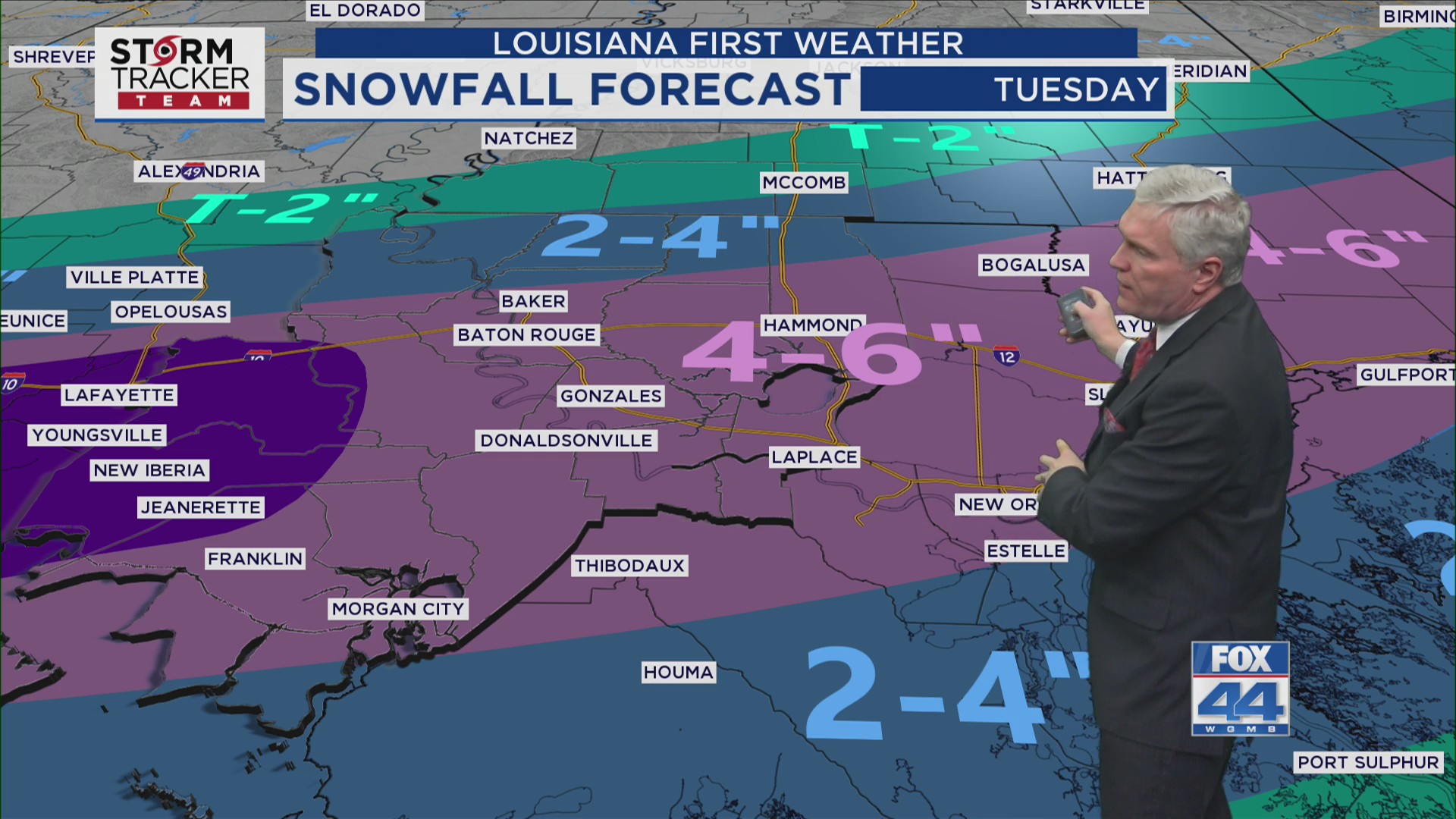 Weather Forecast for Baton Rouge – 1/20/25: Significant Winter Storm ...