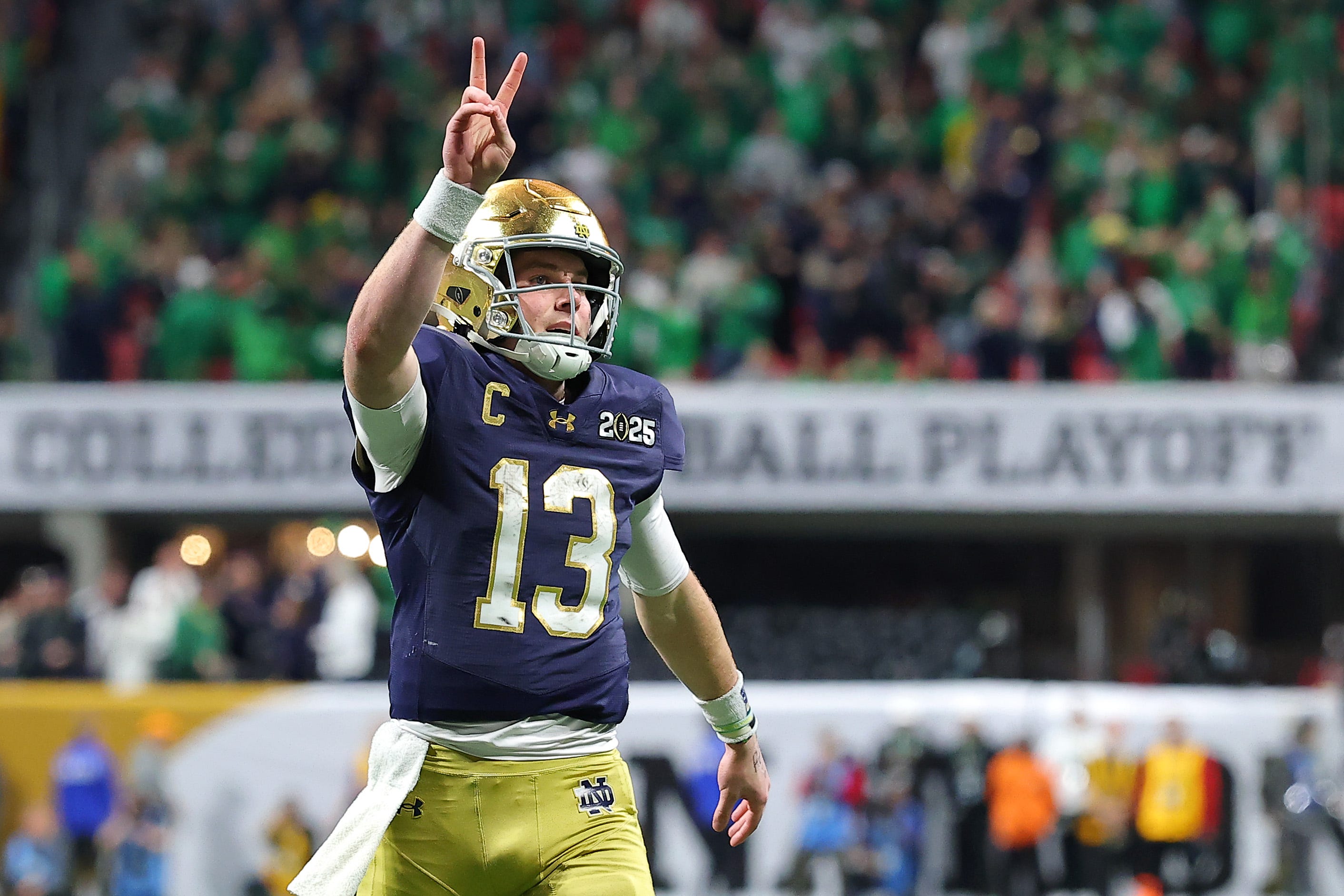 Happy homecoming: How Riley Leonard, former Notre Dame football ...