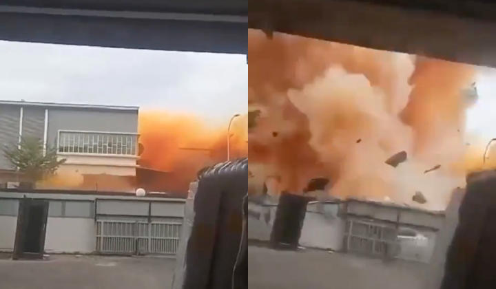 Chemical Plant Explosion In Klang Releases Yellow, Eye-Irritating Smoke