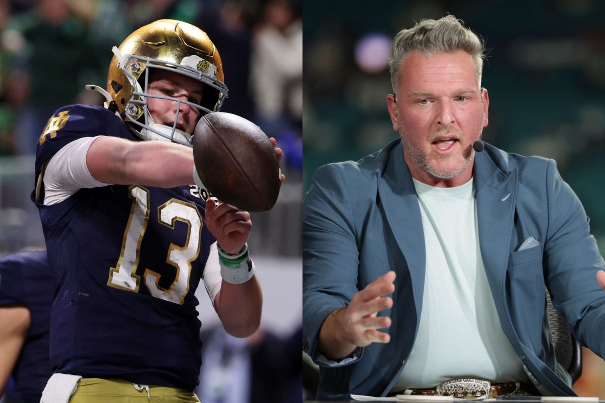 Pat McAfee Takes Issue With Riley Leonard Comment During Ohio State ...