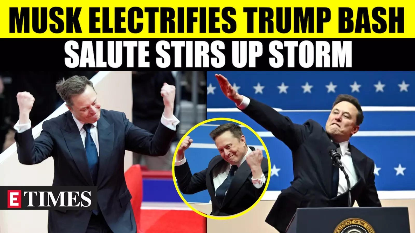 Elon Musk Steals The Show At Trump’s Inauguration Party; Salute Gesture ...