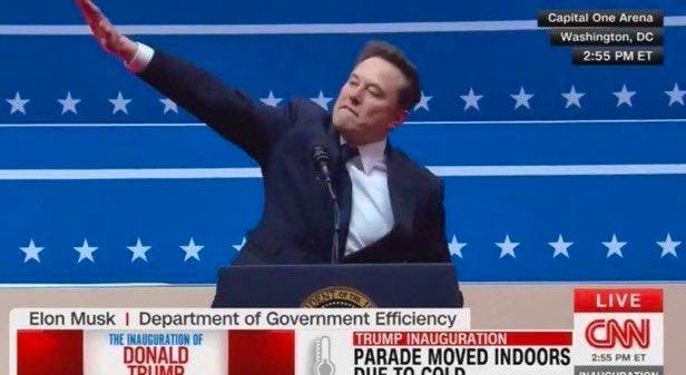 «Le geste d’Elon Musk est bien un «Sieg Heil», le salut nazi»