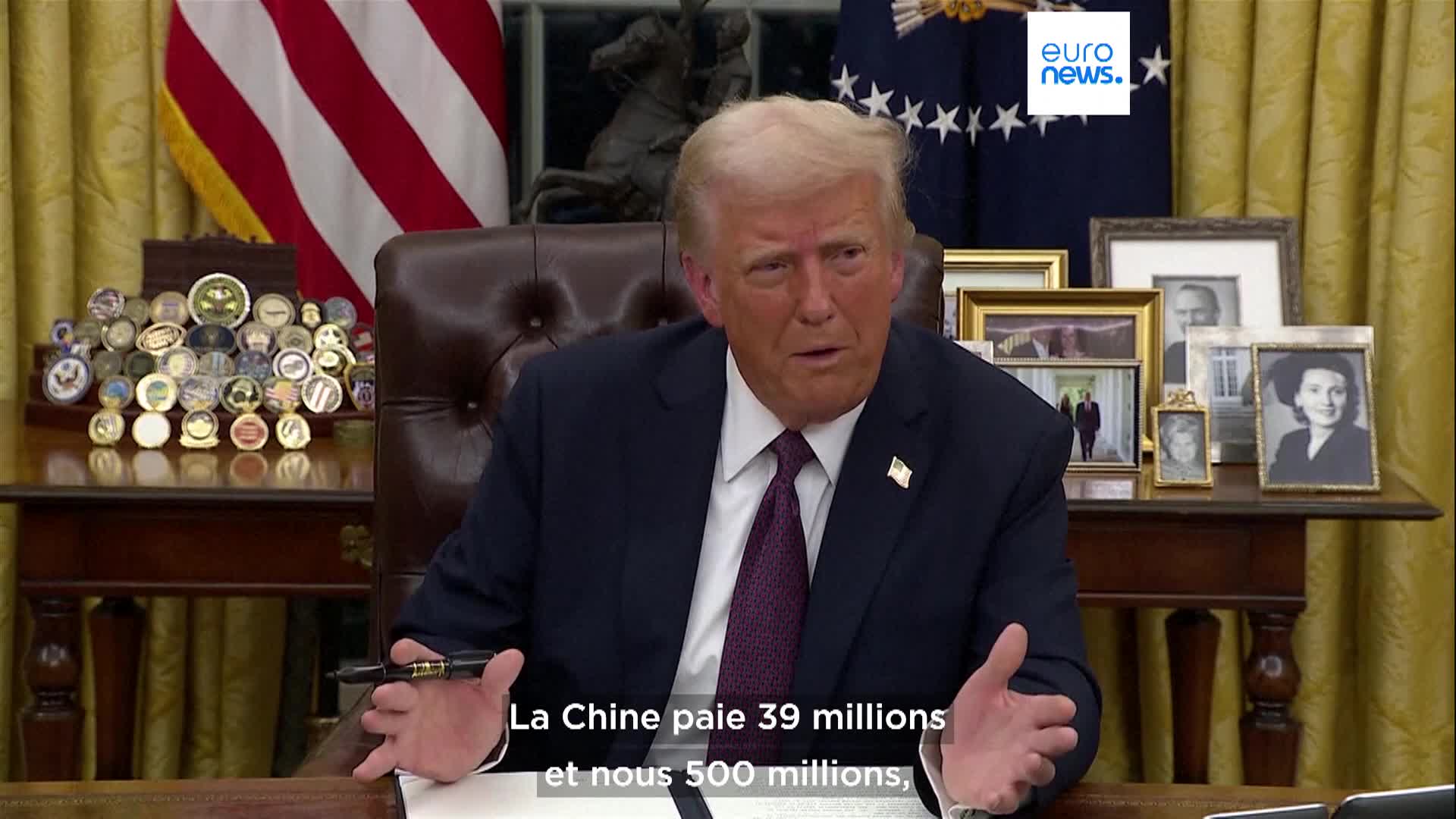 Donald Trump signe le retrait des États-Unis de l’Organisation mondiale ...