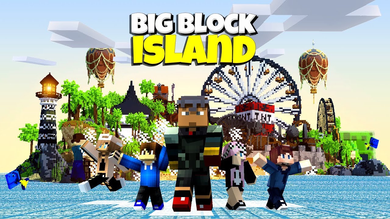 Minecraft big block island (out now!)