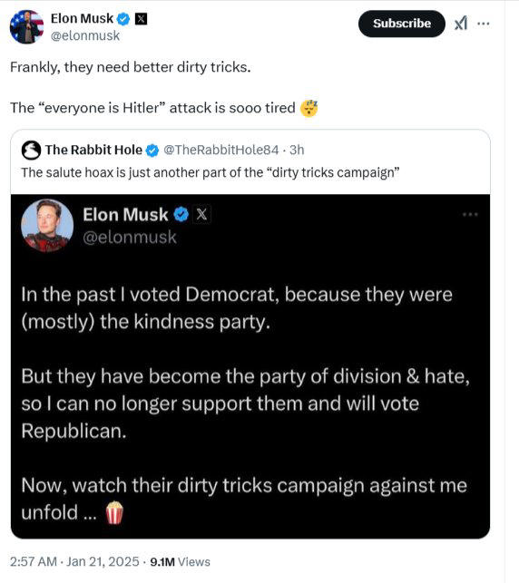 Did Elon Musk perform a Nazi salute at Trump's inauguration? Did Elon Musk perform a Nazi salute at Trump's inauguration?