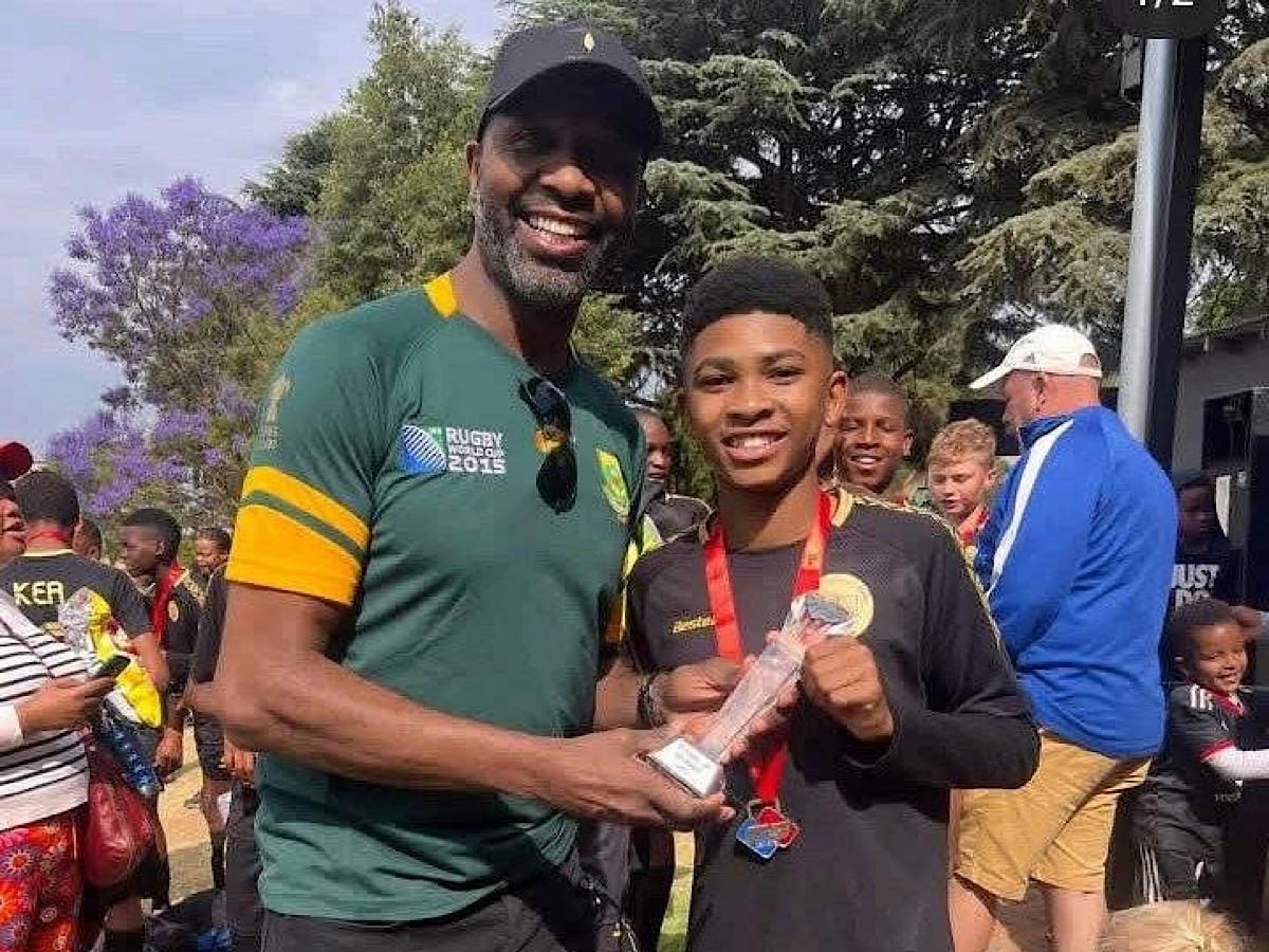 Kaizer Chiefs legend Lucas Radebe’s son jets off to Spain for trials