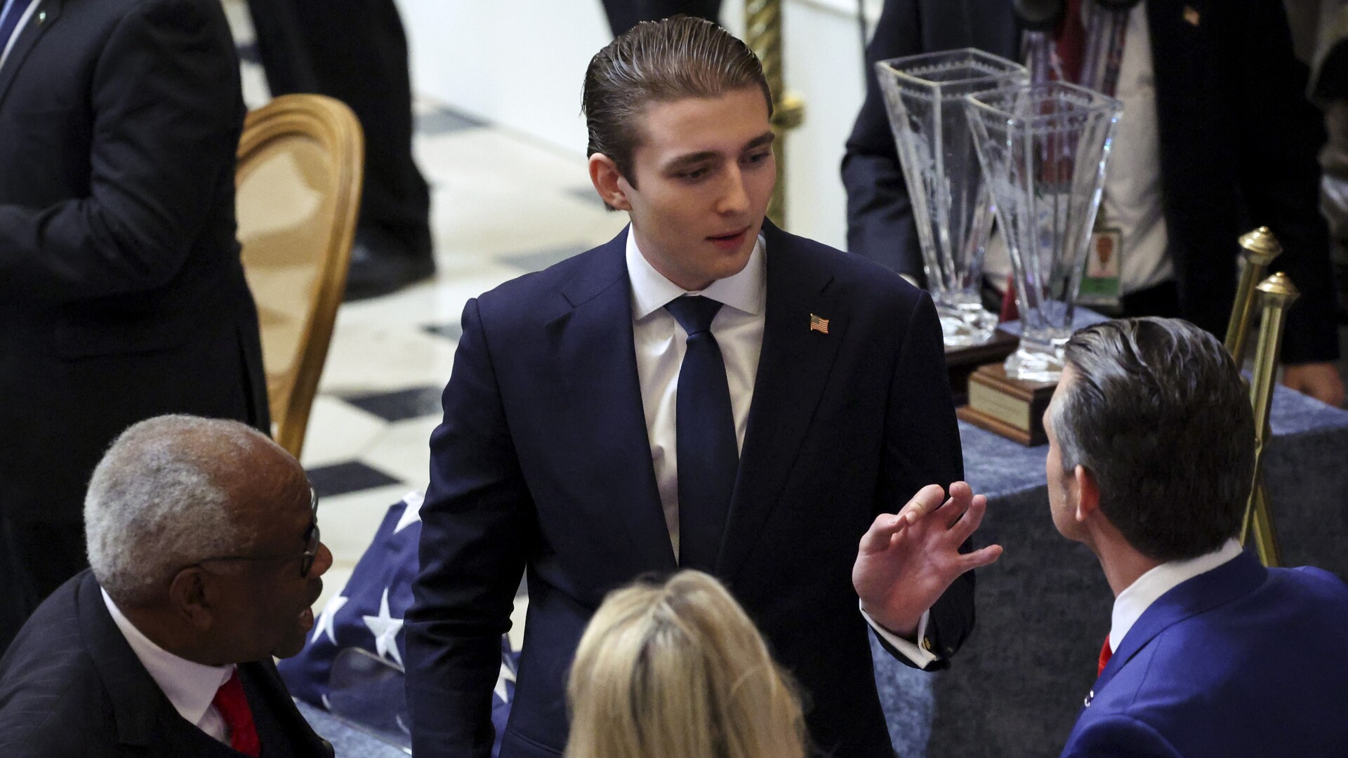 Barron Trump ‘steals the show’ at inauguration