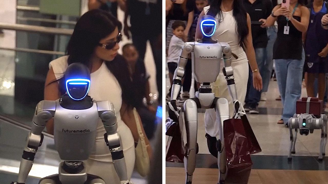 Une influenceuse utilise des robots pour faire son shopping