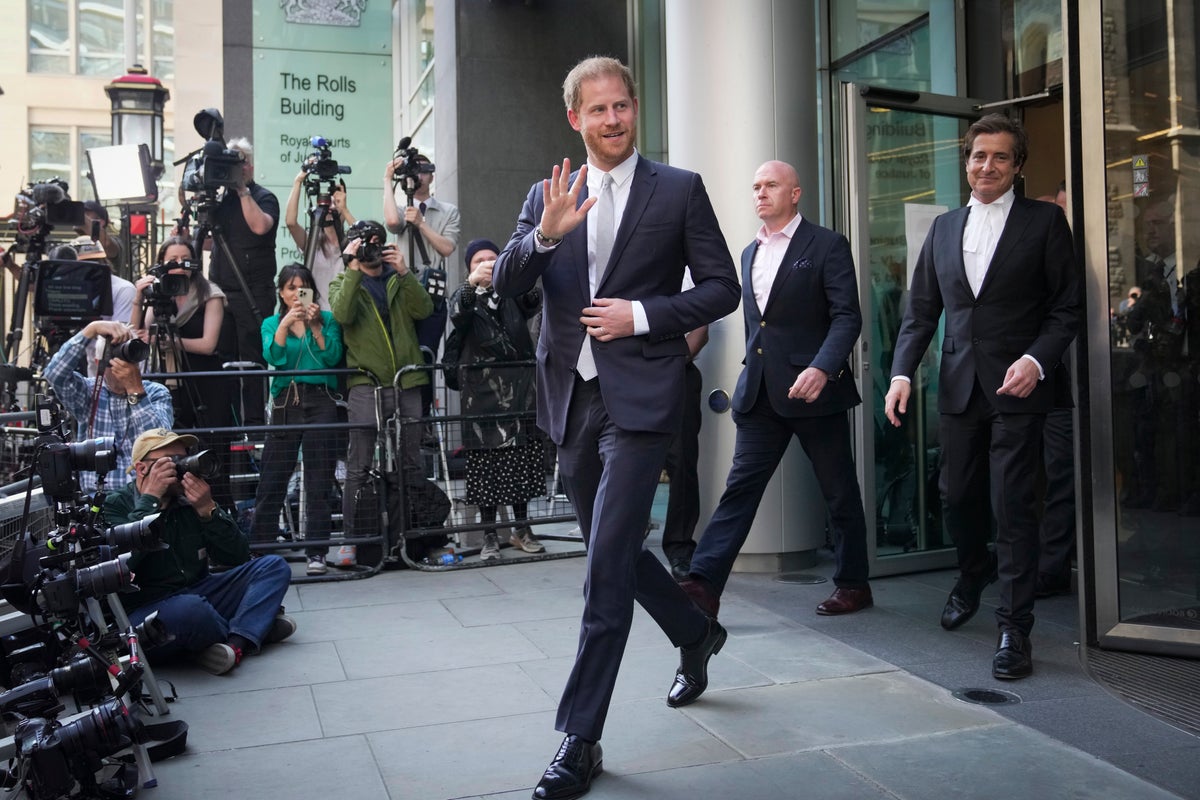 Prince Harry will not attend opening of high-stakes trial in legal ...