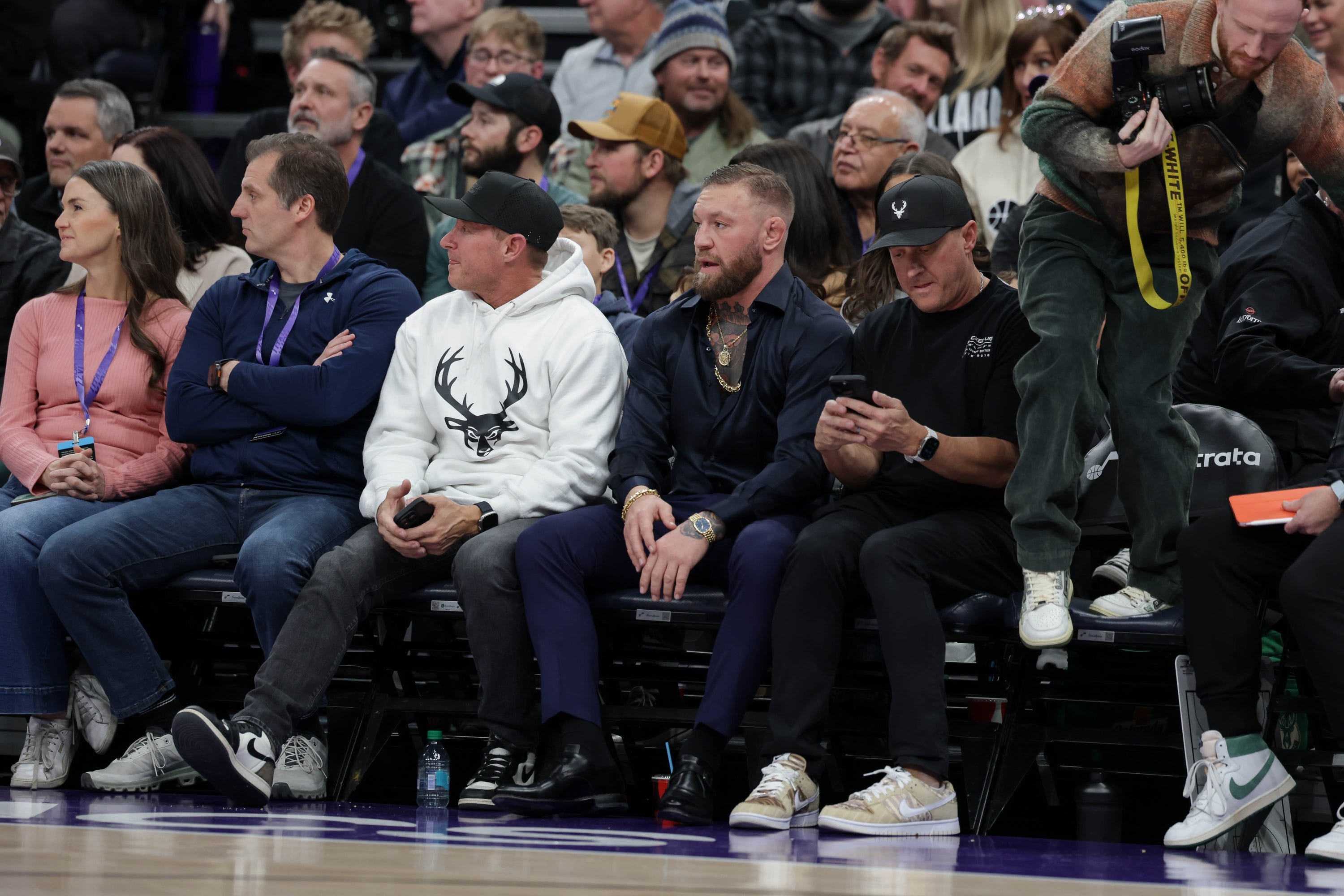 LOOK: Connor McGregor at the Bucks-Jazz game and other pictures of the ...