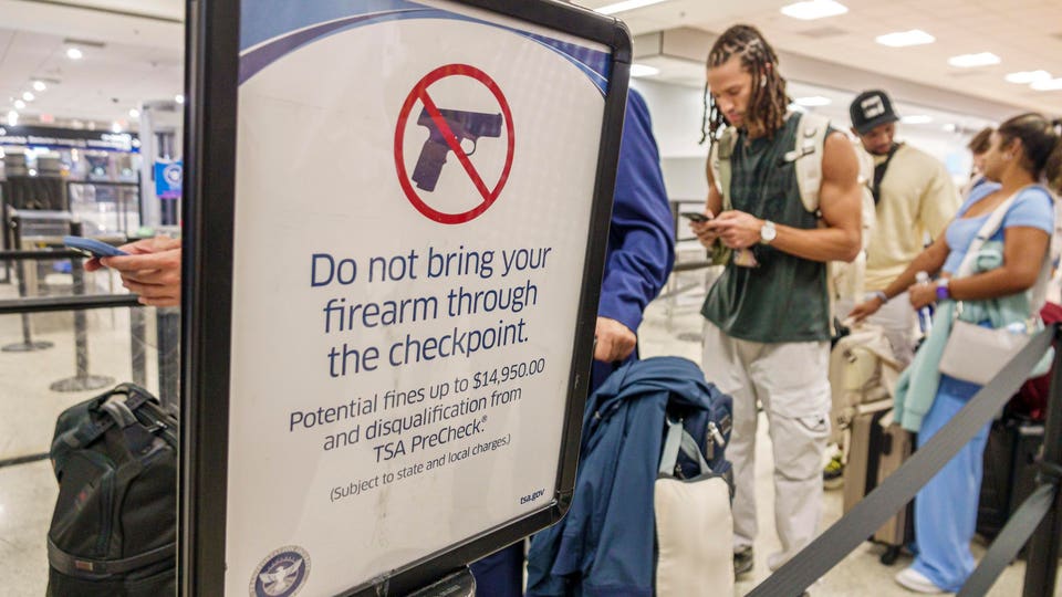 TSA Fined Travelers Record $23 Million For Packing Guns In Carry-On ...