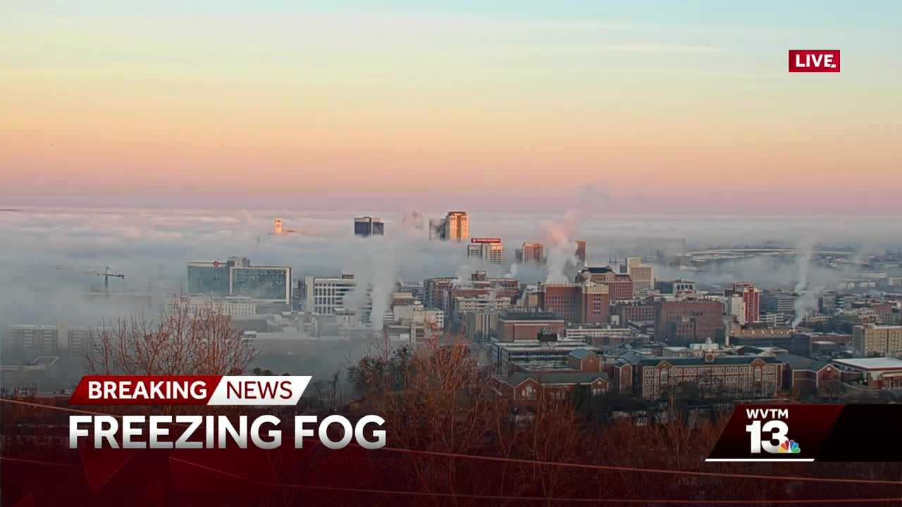 What is freezing fog?