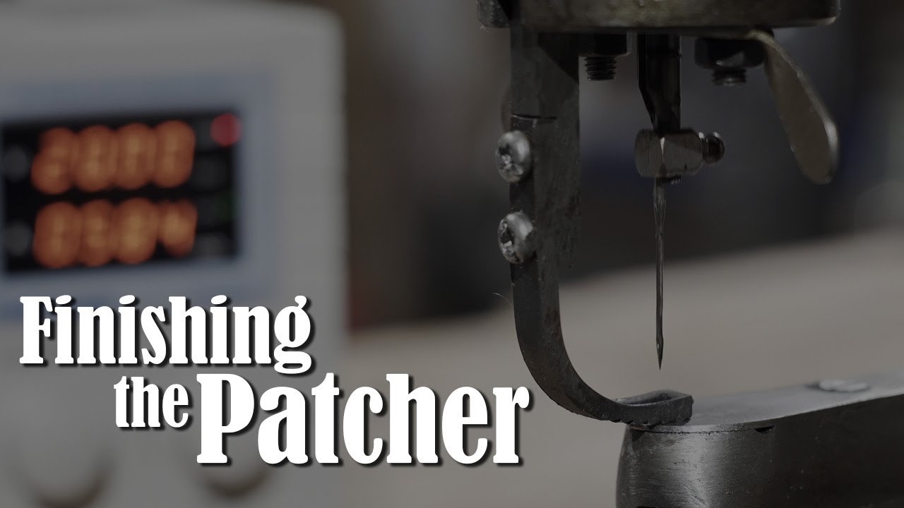 Motorizing a leather patcher - Finishing and testing