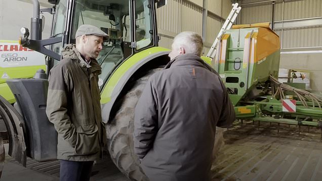 Prince of Wales praises regenerative farm's 'fantastic' composting efforts