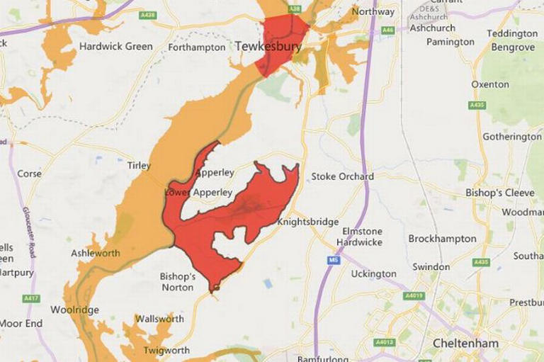 Red alert flood warnings updated - homes, roads and farmland at risk in ...