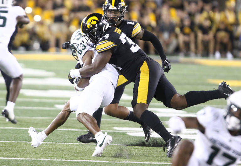 'Hard work is in the water at Iowa': Jay Higgins opens up during NFL ...