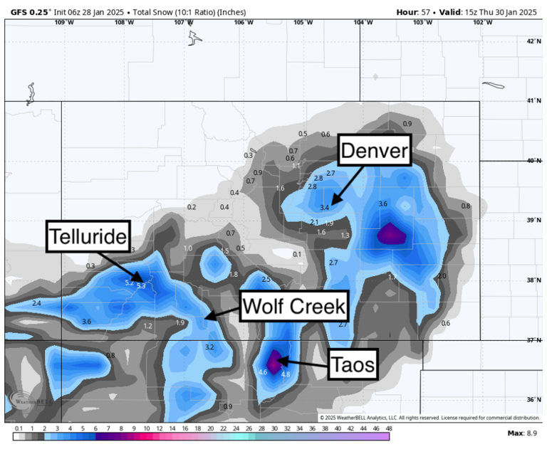 La Niña Returns With 12-20 Inches of Snow in the Forecast