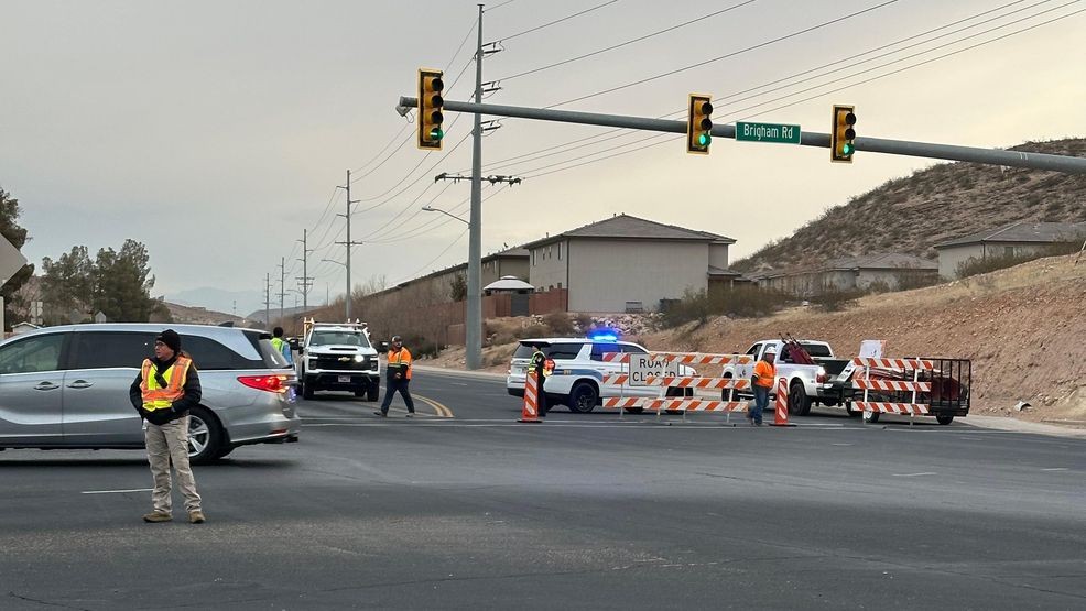St. George shuts down River Road after water main break leaves major ...