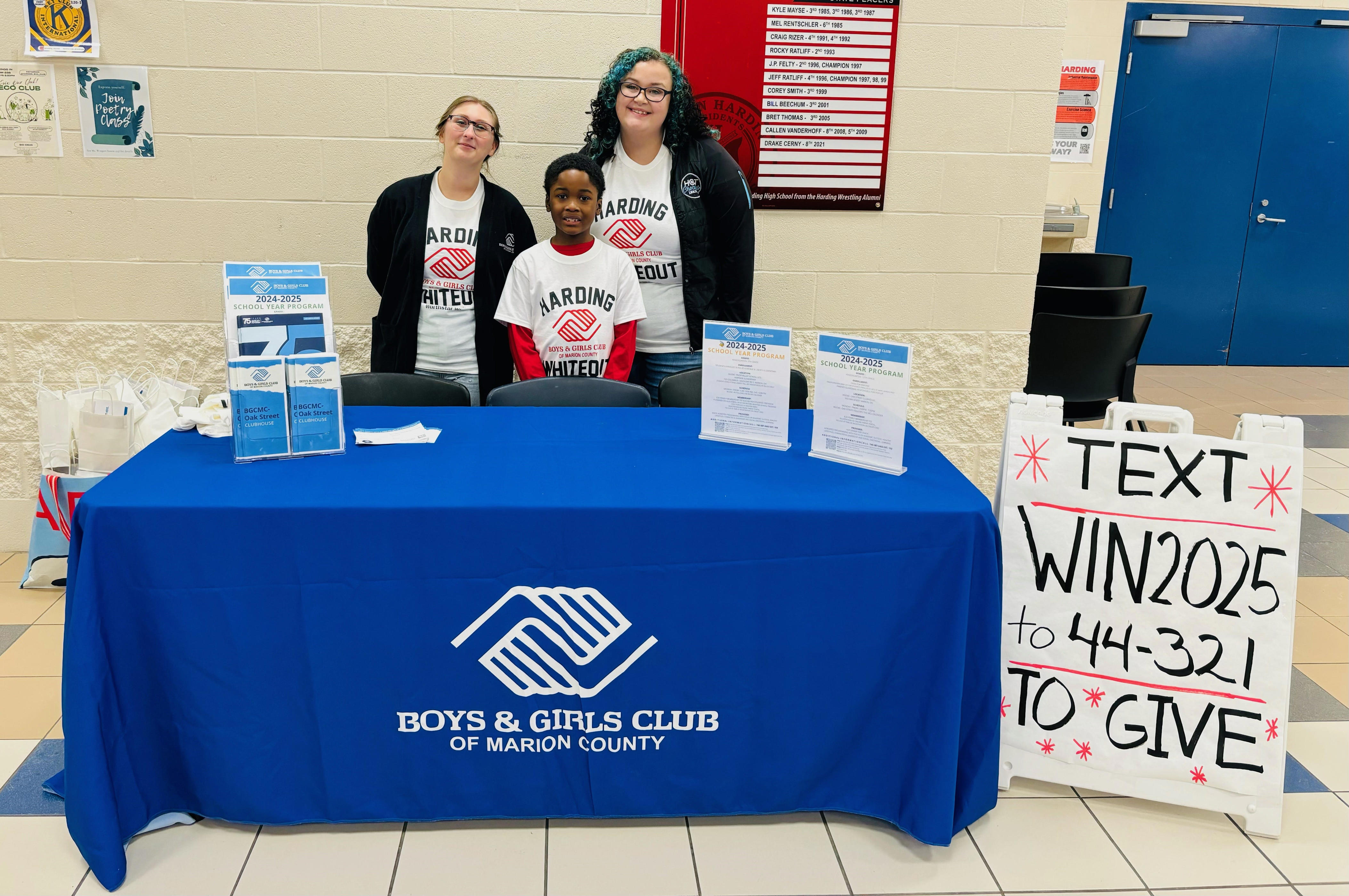 'White Out': Harding Cheer Program and Boys & Girls Club partner for ...