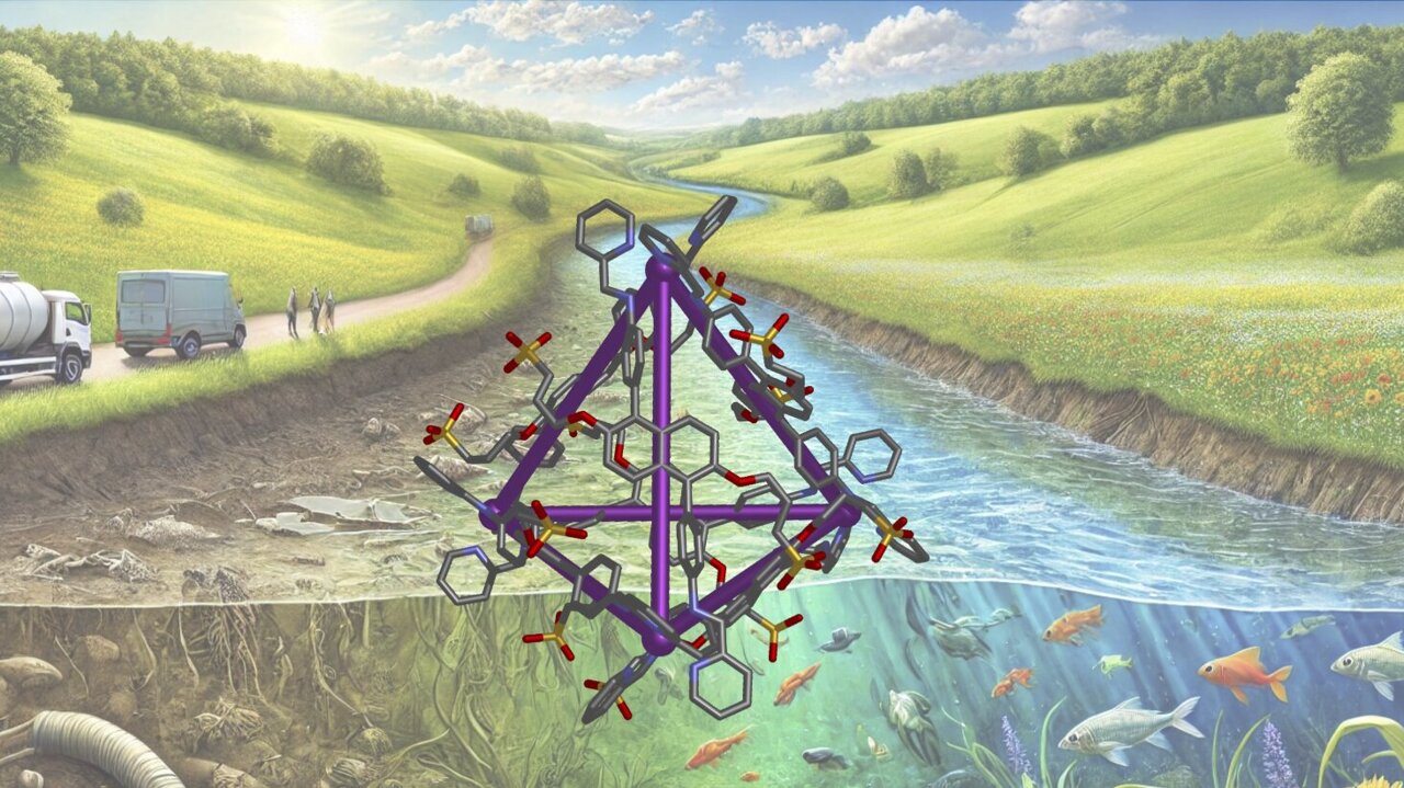 Scientists create 'molecular trap' to remove pollutants from water