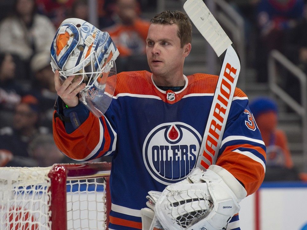 Calvin Pickard is now man of the moment for Edmonton Oilers in net
