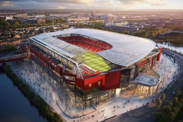 Man Utd's 'Wembley of the North' imagined with AI images after ...