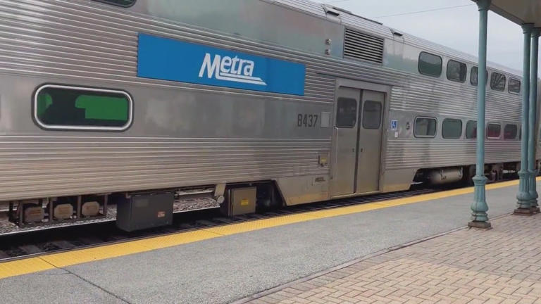 Metra Rock Island service delayed after train strikes pedestrian