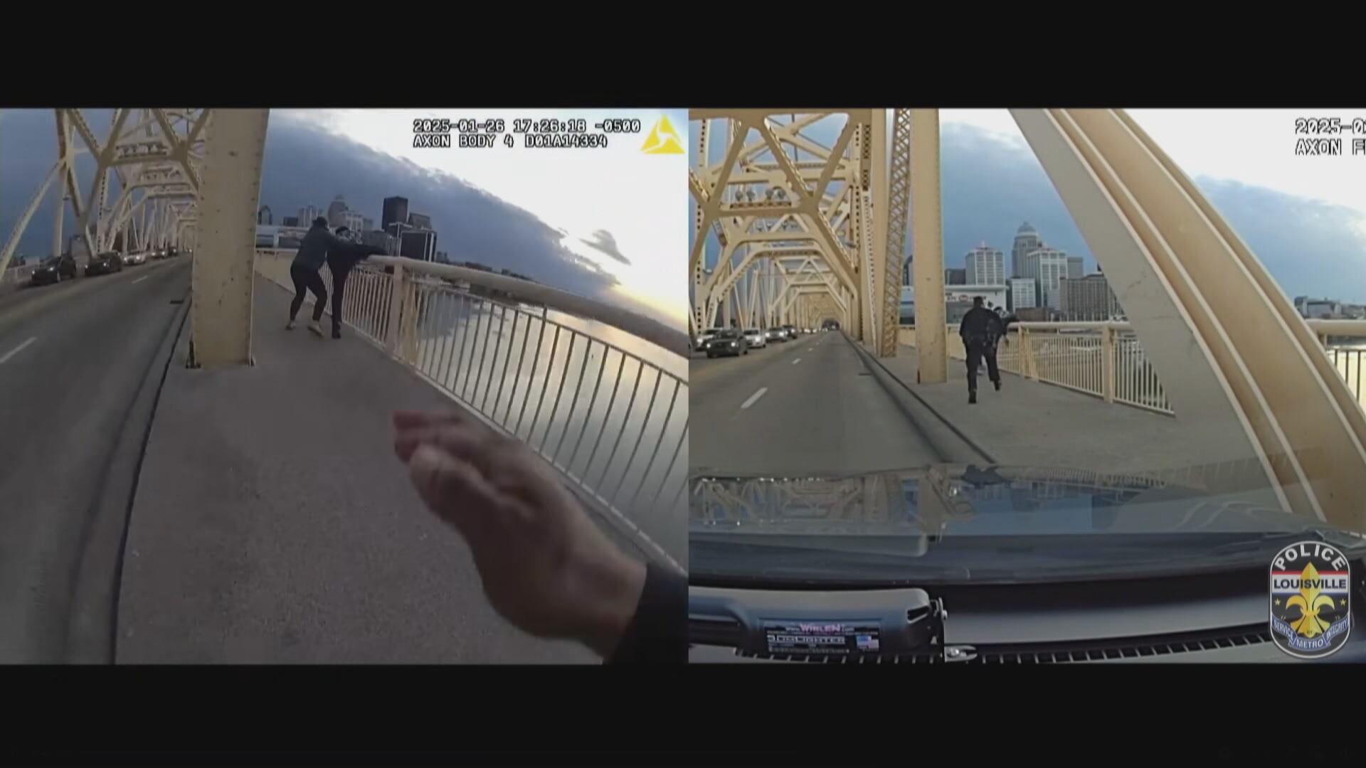 ‘Angel on the bridge’: Runner stops man from jumping off 2nd Street Bridge