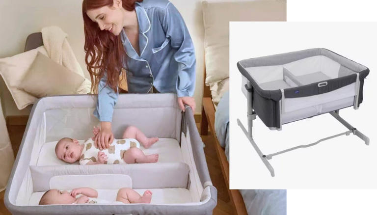 Introducing the NEW Chicco Next2Me TWINS bedside crib