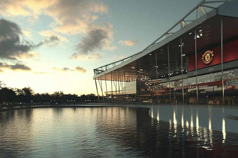 Man Utd's 'Wembley of the North' imagined with AI images after ...