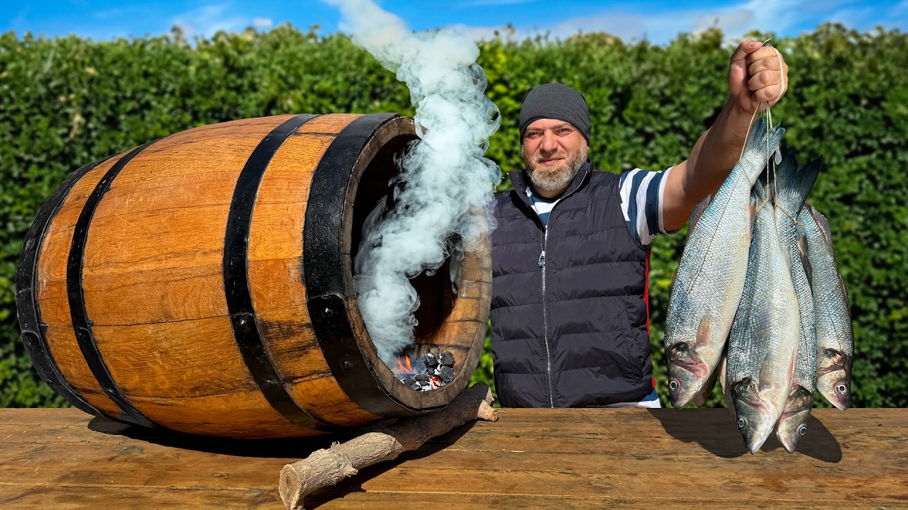Big Barrel, Big Flavor: Kanan Badalov’s Smoked Fish Recipe 🔥🐟