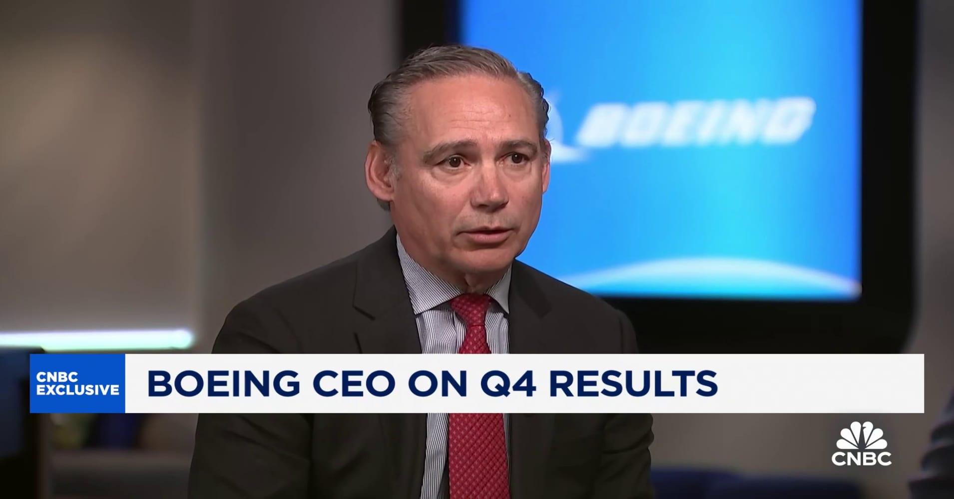 Boeing CEO Kelly Ortberg on 2025 outlook: Making significant progress ...