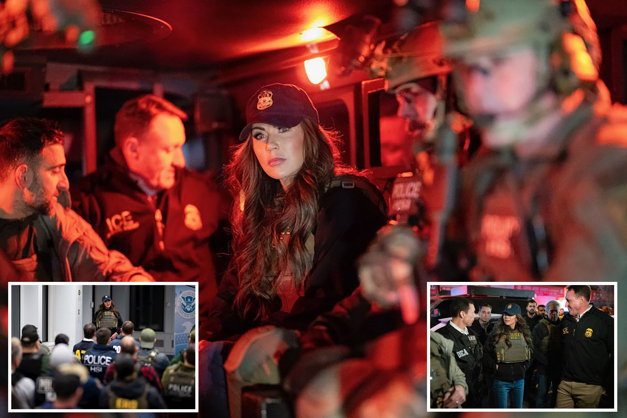 Homeland Security Secretary Kristi Noem joins first ICE raids in NYC as ...