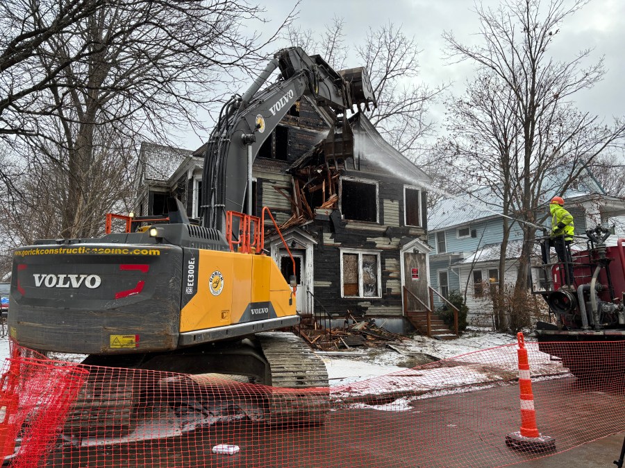 Binghamton begins demolition of former Anzaroot properties