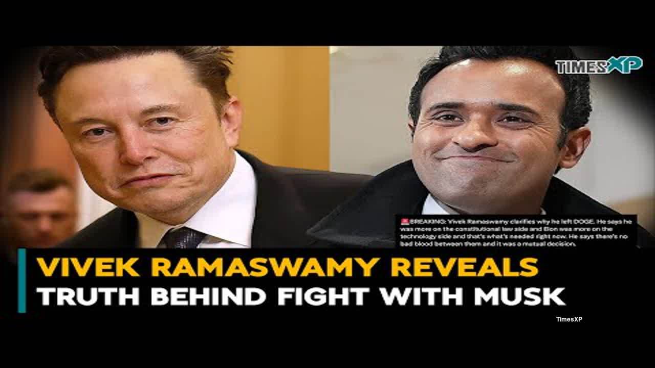 Indian-Origin Vivek Ramaswamy Reveals Truth Behind Fight with Elon Musk