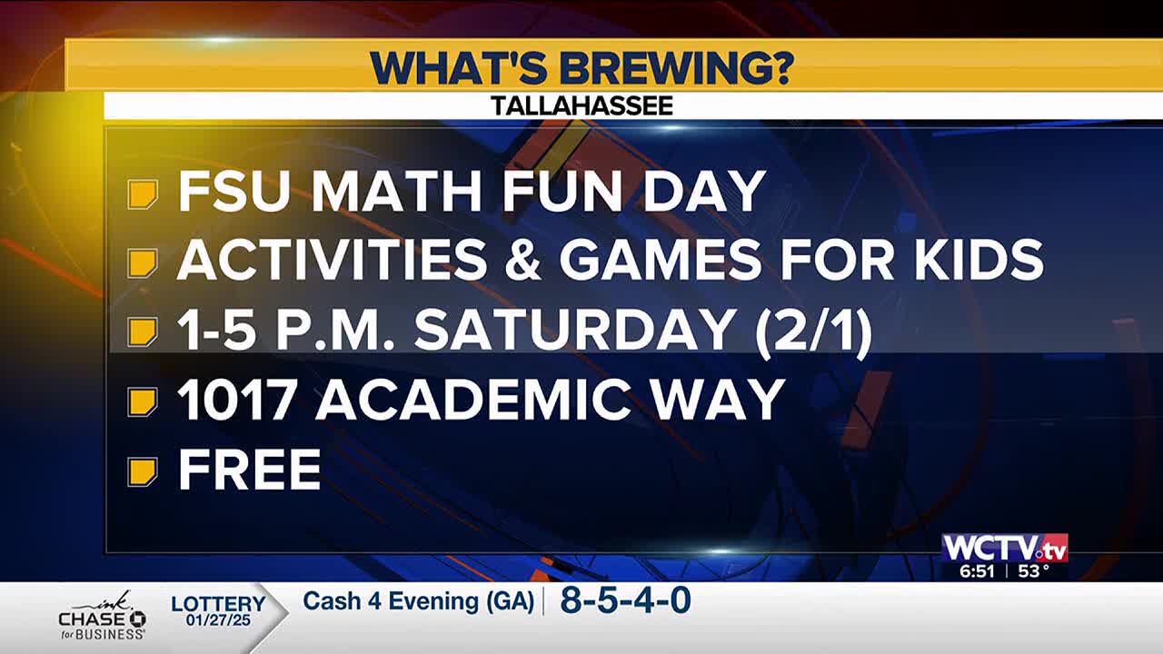 What’s Brewing: FSU’s annual Math Fun Day