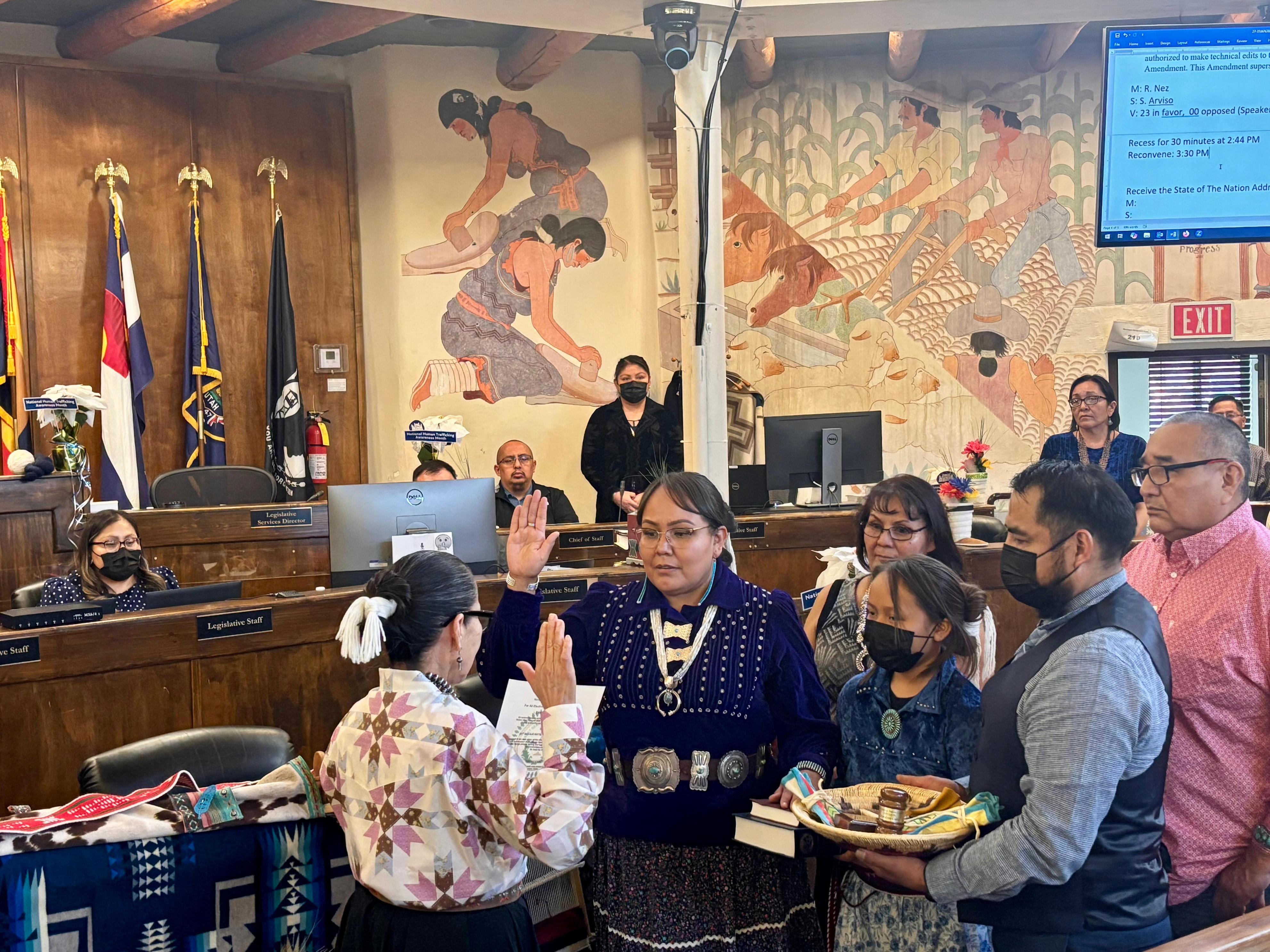 Navajo Nation Speaker Crystalyne Curley wins a second term, vows to ...
