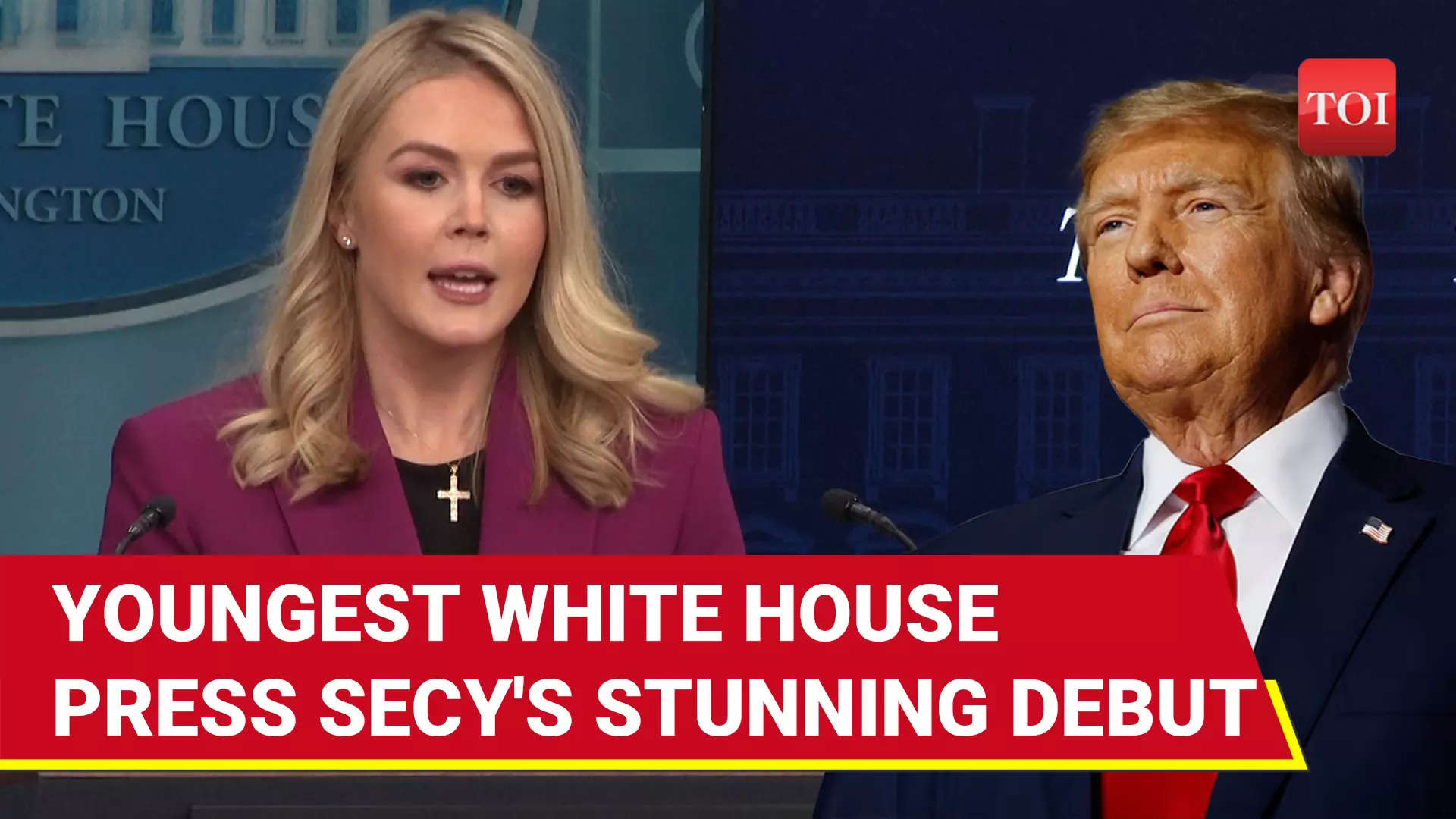 Trump's 'Gen Z' Press Secry Karoline Leavitt Stuns All: Watch Top ...