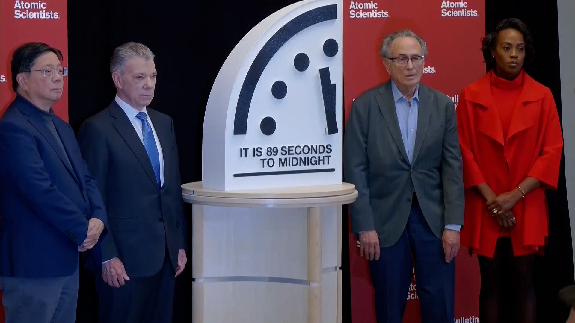 'Doomsday Clock' moves one second closer to midnight, increasing ...