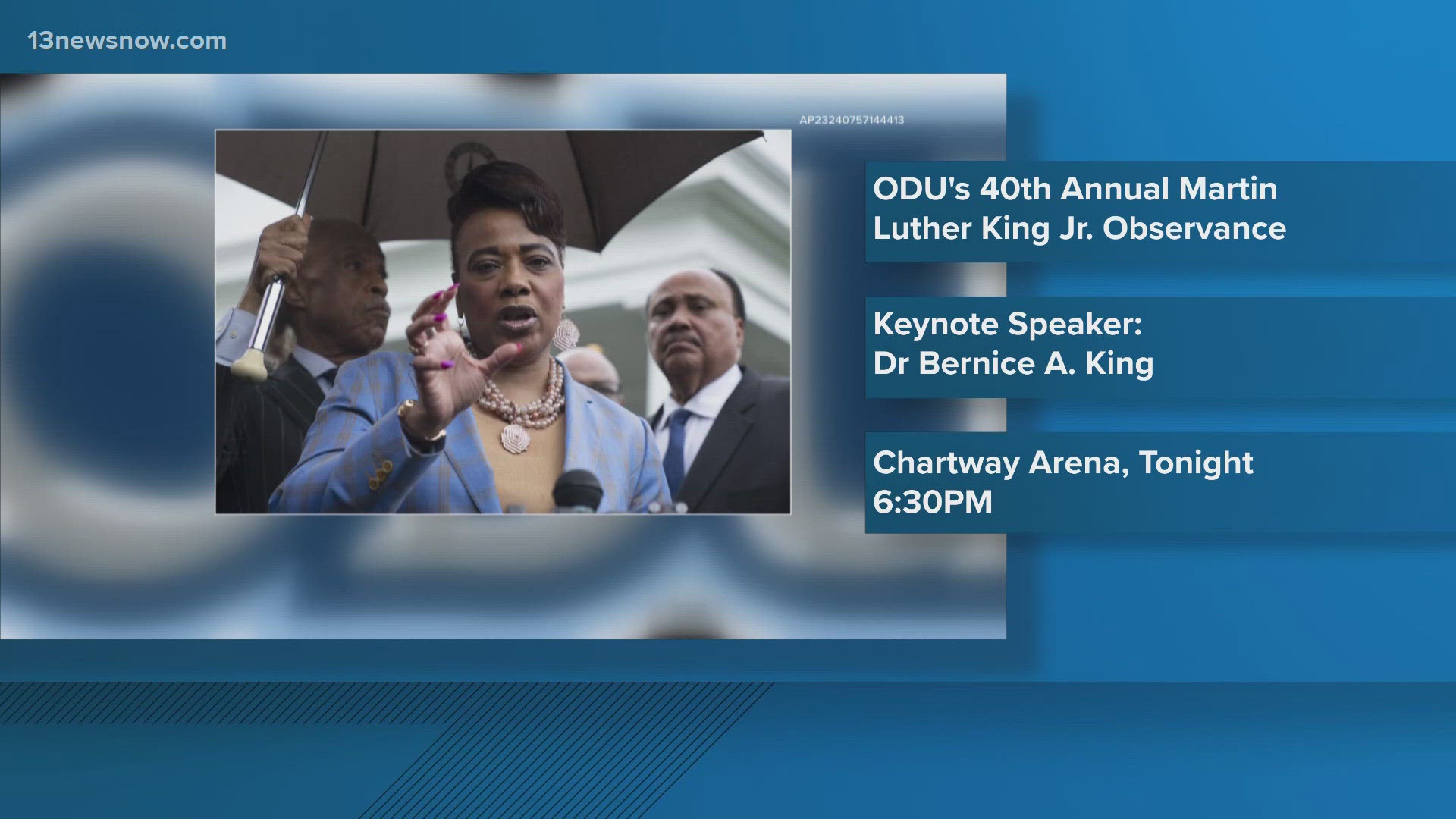 Dr. Bernice King speaks at 40th MLK observance