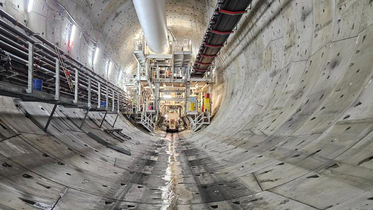 CBBT expansion milestone: Tunnel boring machine reaches its destination