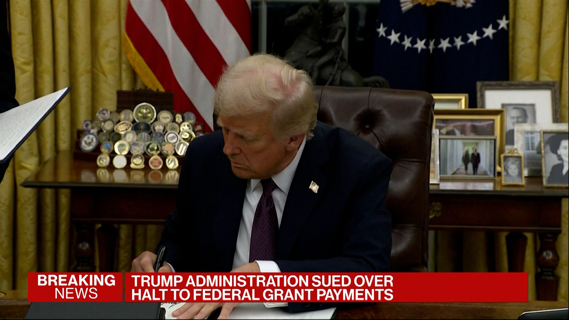 Trump’s Funding Pause Is Not ‘Across-the-Board’ Freeze, White House Says