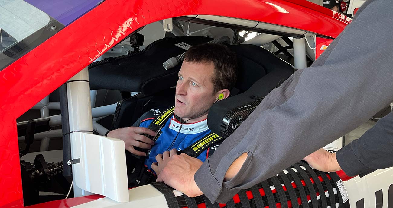 Kasey Kahne mic'd up for NASCAR test at Rockingham