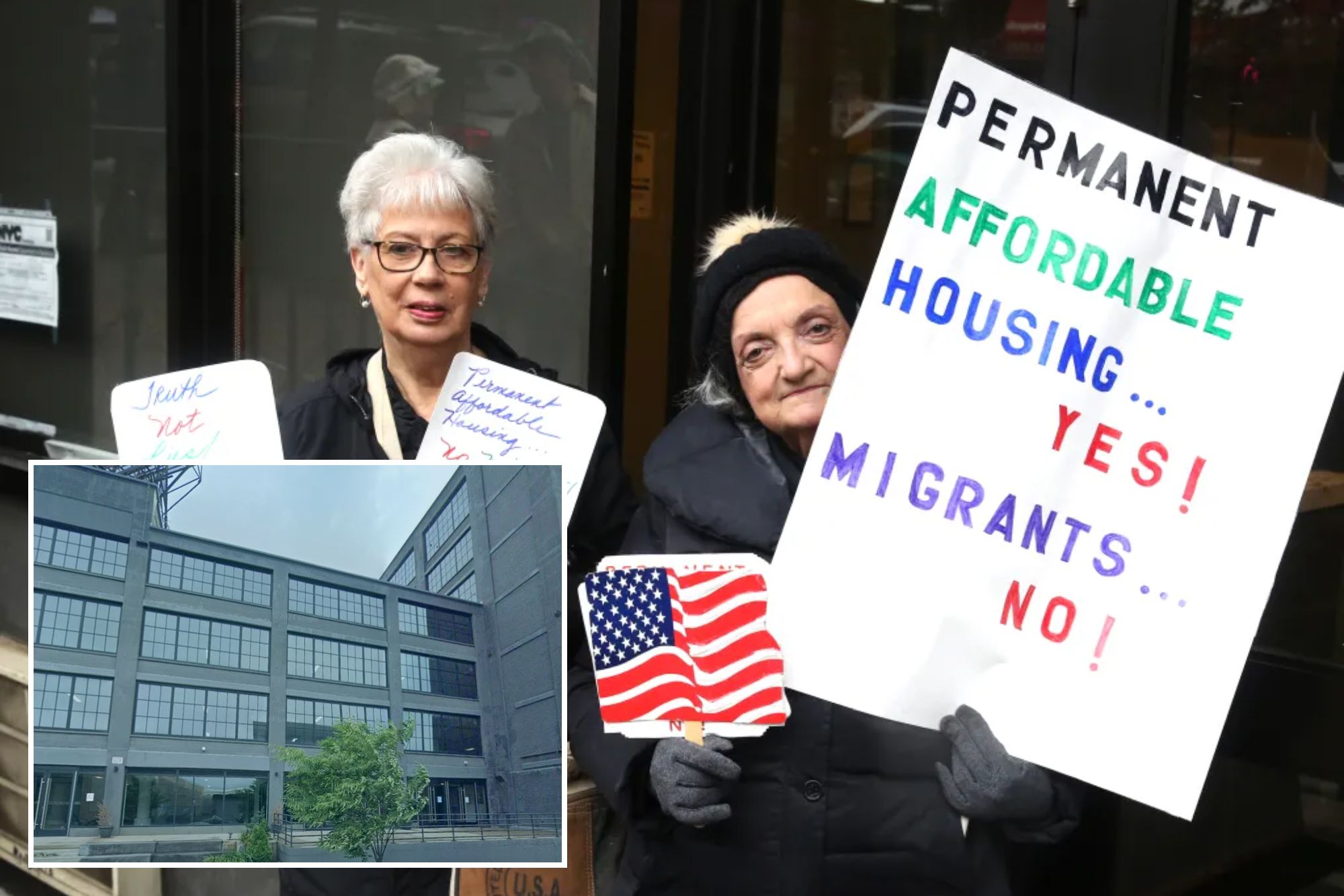 NYC neighborhood furious over new migrant shelter — but City Hall says ...