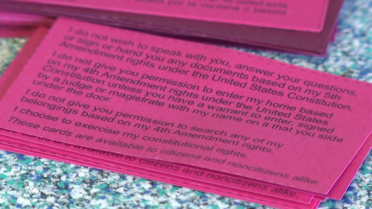 'Know Your Rights' Cards bring hope to Charlotte's Latino community ...