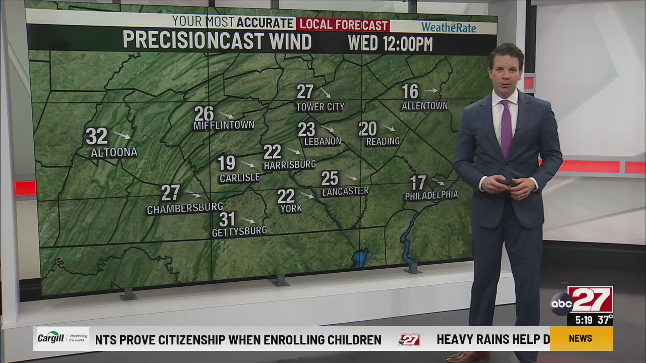 Eric's Tuesday PM forecast