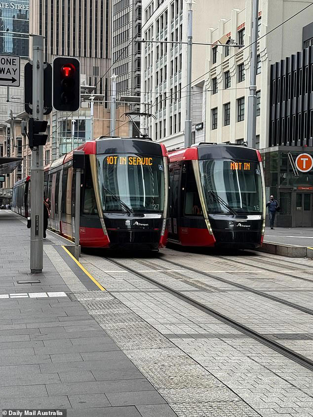 Sydney light rail services ground to a halt causing commuter chaos