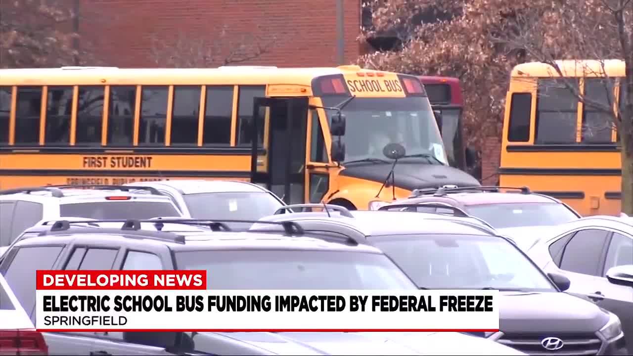 Funding freeze could impact new Springfield electric school buses