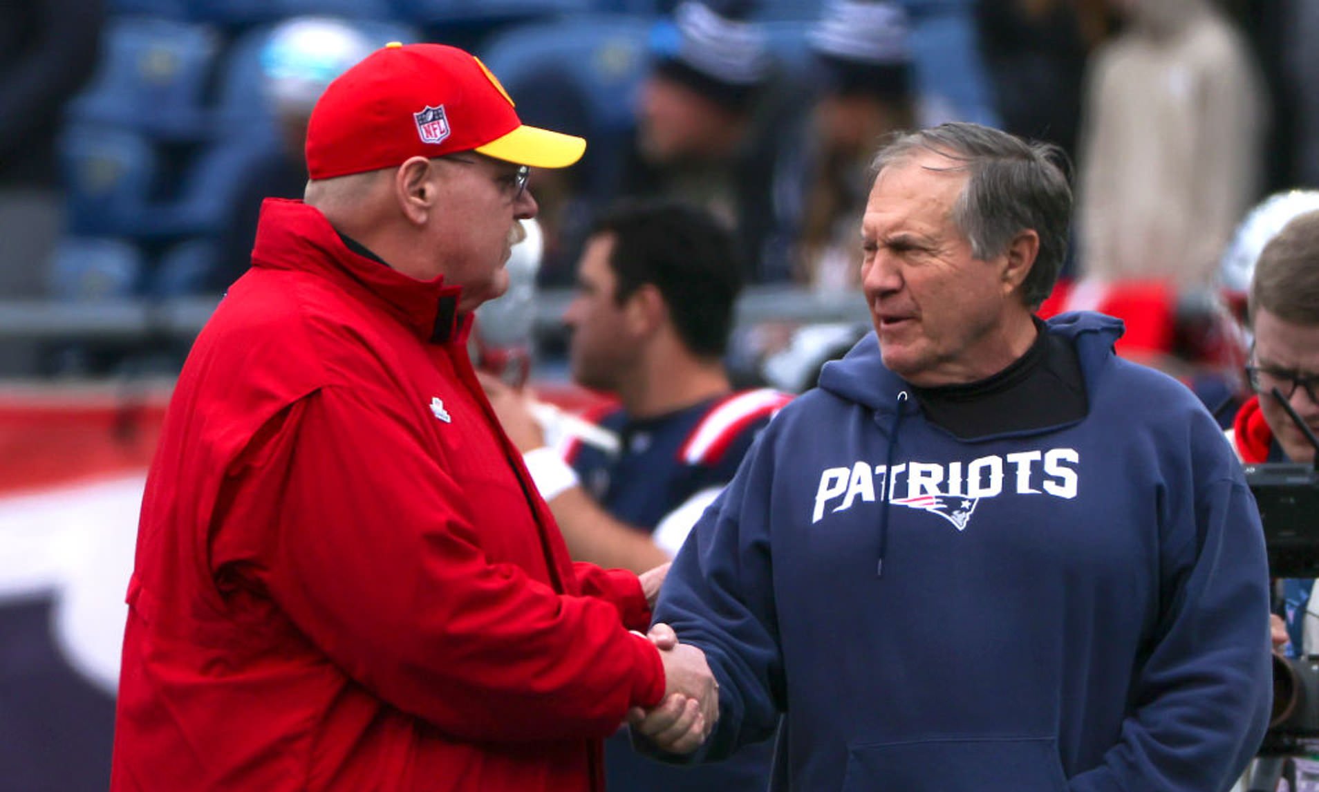 Bill Belichick gives Andy Reid precious advice as he bids to win ...